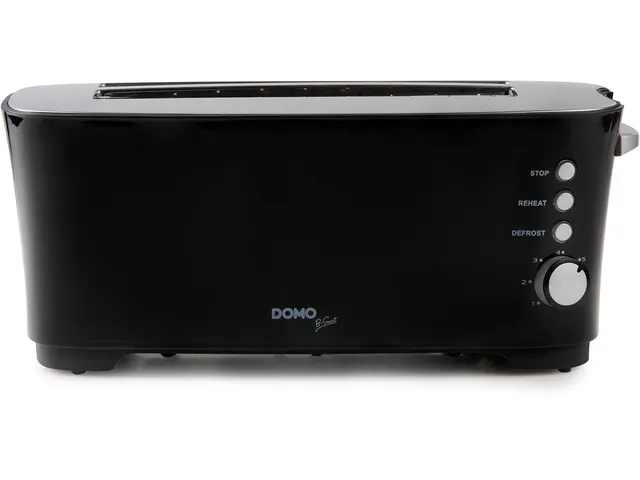 Domo Broodrooster B-Smart voor 4 Sneden Brood Zwart