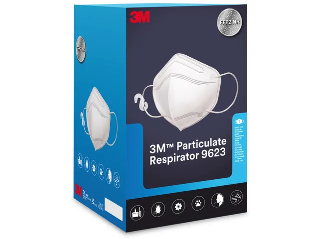 3M Stofmasker 9623, 1 stuk per verpakking