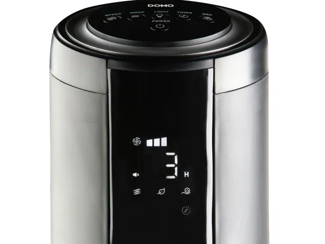 Ventilateur colonne DOMO avec éclairage d'ambiance 105cm Noir