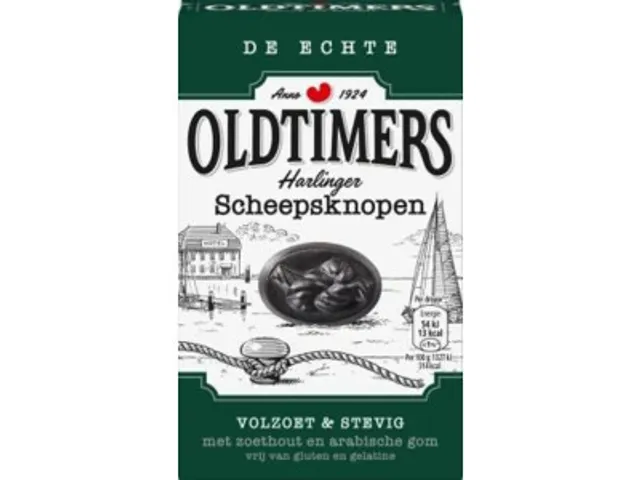 Drop Oldtimers scheepsknopen doos 235 gram