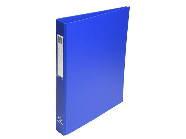 Exacompta Ringmap A4, PP, 4 ringen 25 mm, Blauw | DiscountOffice.nl