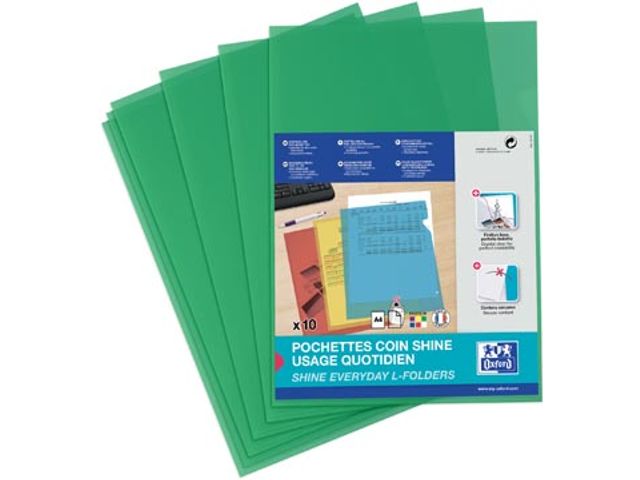 Oxford L-Map Elba A4 PP 0.12mm Groen | DiscountOffice.be