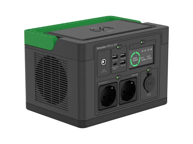 APC SE OffGrid Portable Power Station 330 - Li-Ion accu, LCD, 2x stopconta