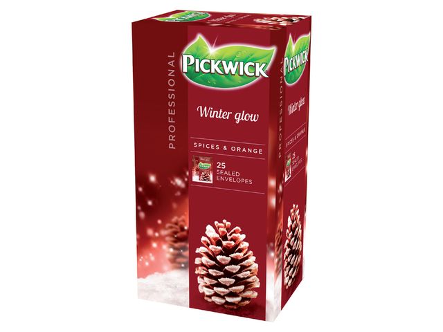 Zwarte Thee Pickwick winter glow 25x2 gr met envelop | DiscountOffice.nl