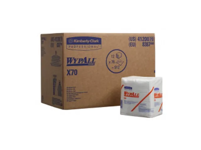 Kimberly Clark WypAll Poetsdoek X70 Wit, doos 12x76st