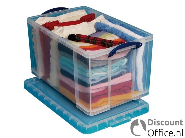 Really Useful Boxes Opbergdoos 84 liter transparant Standaard ...