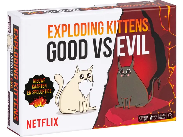 Asmodee Kaartspel Exploding Kittens Good vs. Evil 7+