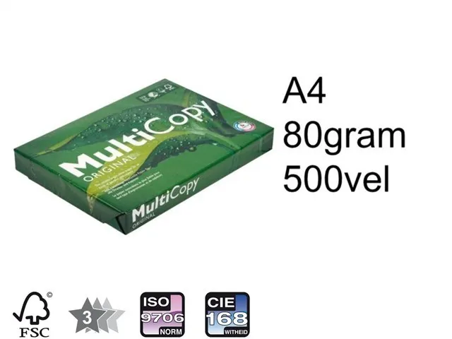 Kopieerpapier Multicopy Zero A4 80 Gram Wit Halve Pallet