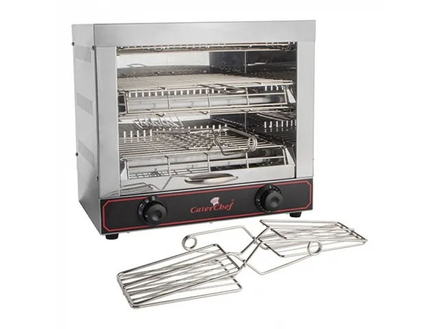 CaterChef Tosti apparaat RVS 6 Klemmen