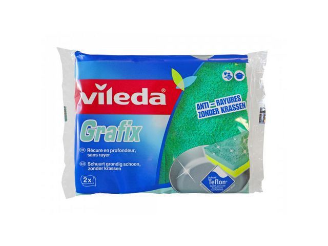 Eponge à récurer Vileda Color /pq 4 | DiscountOffice.be