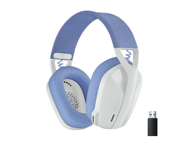 Logitech G G435 Headset Draadloos Hoofdband Gamen Bluetooth Wit