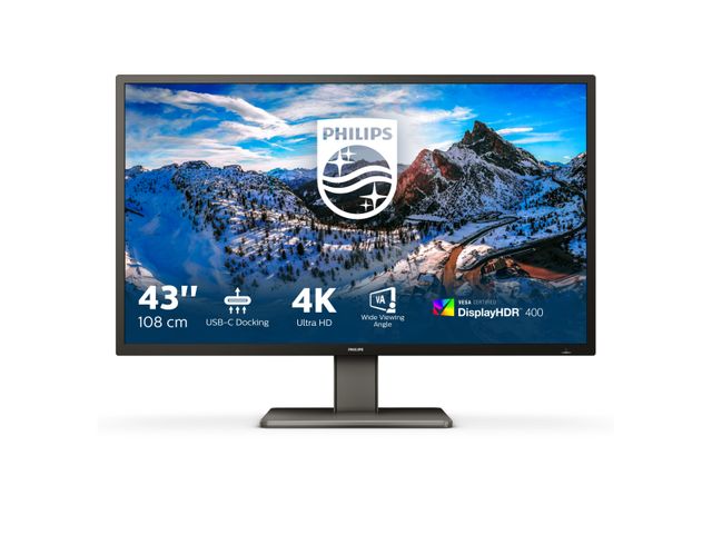 Philips P Line 4K Ultra HD LCD-scherm met MultiView Monitor 42 inch ...