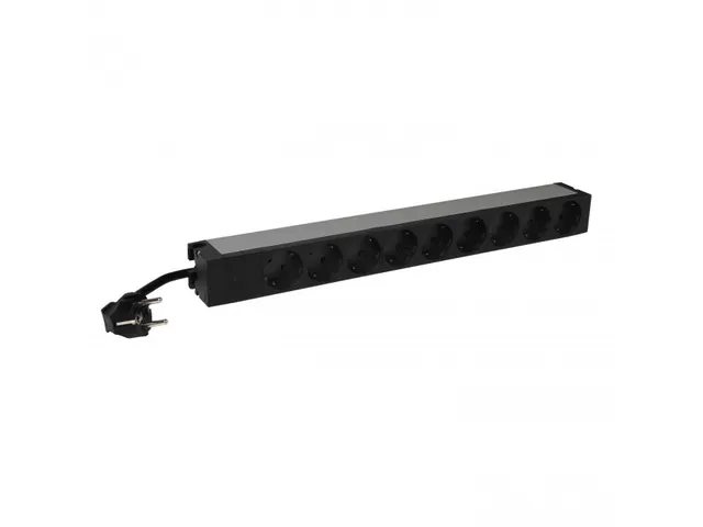 Legrand 19-inch PDU, SCHUKO/UTE input, stroomindicatie lampje, Schuko