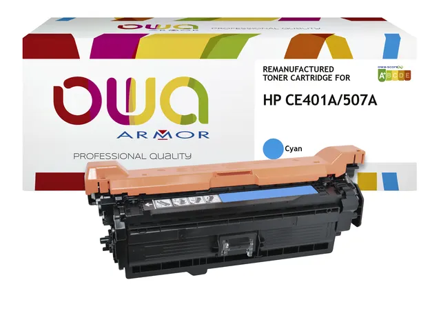Owa (Oar) Tonercartridge OWA alternatief tbv HP CE401A blauw