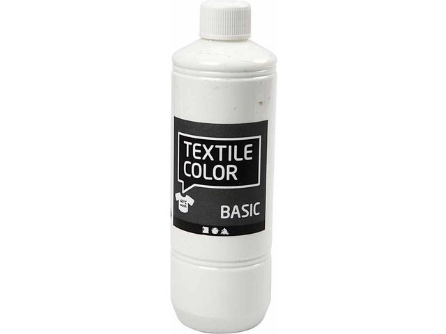 Creotime Textielverf basic wit/fl500ml | DiscountOffice.nl