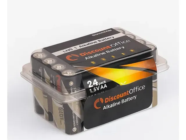 DiscountOffice Batterij AA Pak van 24 stuks