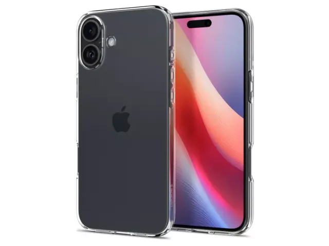 Spigen Liquid Crystal iPhone 16 hoesje transparant