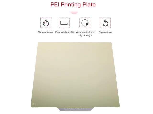 Creality PEI print plaat kit 235x235x2mm frosted