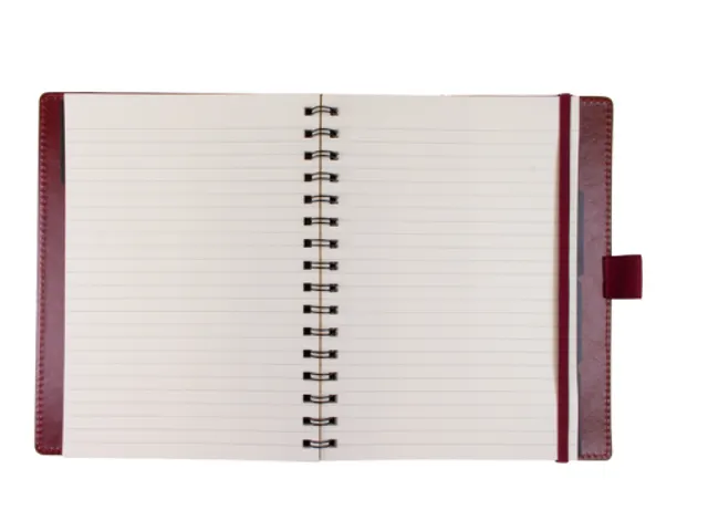 Notitieboek Multo Hannibal A5 kunstleder bordeaux