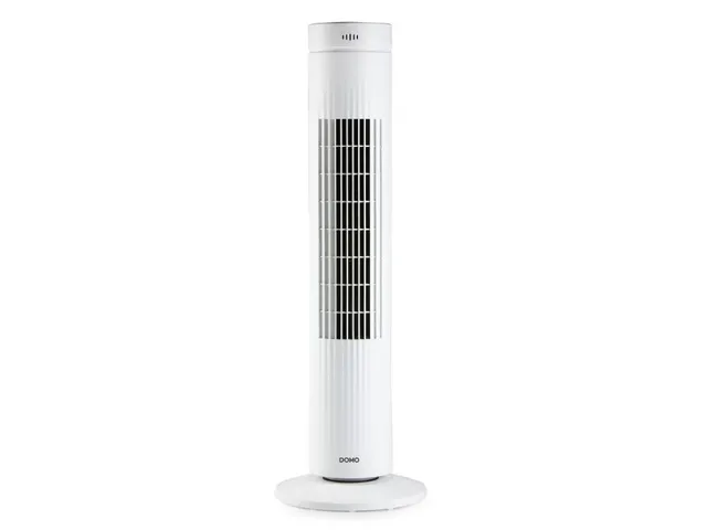 Domo Ventilateur colonne 76cm 3 vitesses Blanc