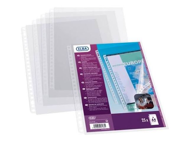 ELBA showtas A4 23 gaats PP 120µ glashelder kleurloos pak 25