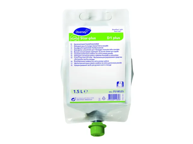 Suma Star-plus D1 plus 4x1.5 Liter Vloeibaar Handafwasmiddel