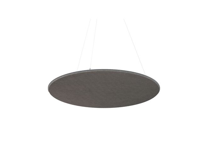 Smit Visual Akoestisch PET-vilt rond plafondpaneel Ø120cm Donkergrijs ...