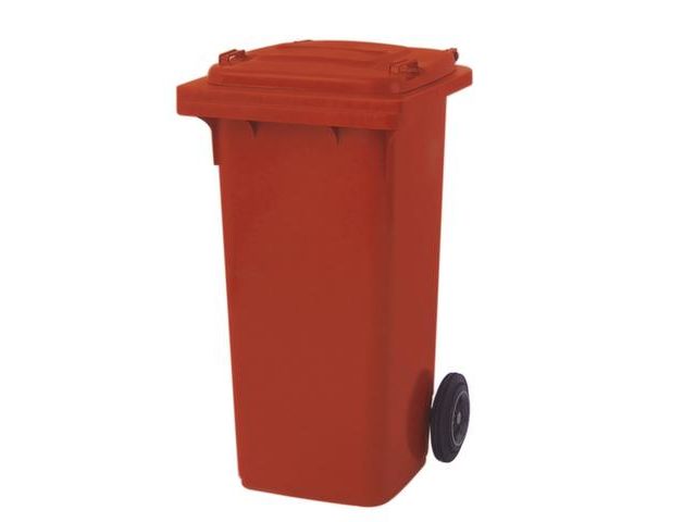 DiscountOffice Vuilcontainer PE 120 liter HxBxD 930x505x555mm met ...