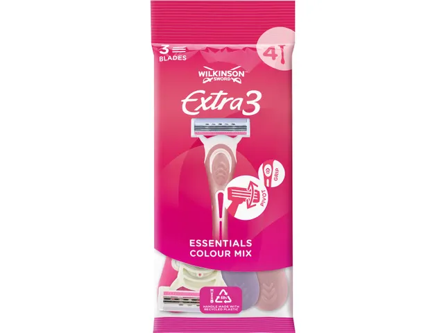 Wilkinson Sword Wilkinson Extra 3 Essentials Colour Mix scheermes dames ...