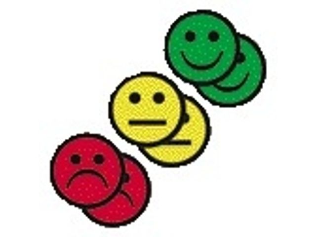 Smit Visual Magneet smiley 25mm 2x geel 2x groen 2x rood ...