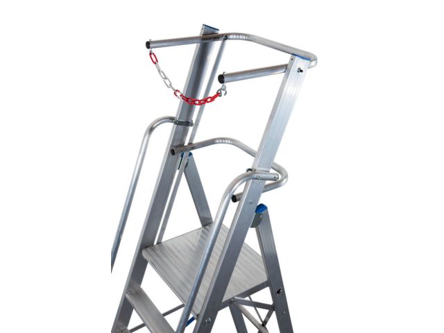 DiscountOffice Ladder Aluminium Bordes 1.40m 6Treden Incl.Bordes ...
