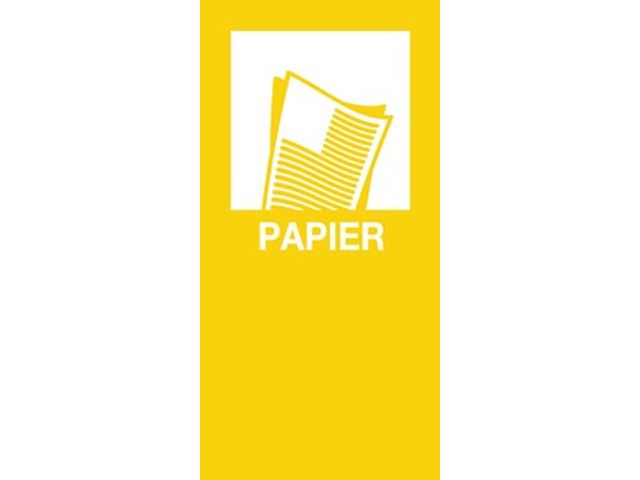 V-Part magneetsticker PAPIER geel