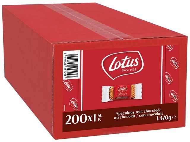 Lotus Bakeries Koekjes, Speculoos met chocolade, Per stuk verpakt ...