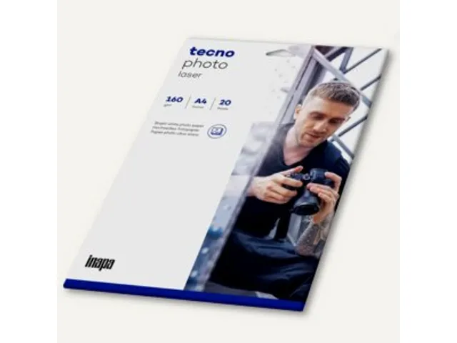Inapa Tecno Photo laser fotopapier A4 160 gram glossy 20 vel