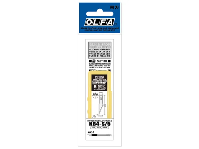 Reservemes Olfa KB4-S blister à 5 stuks