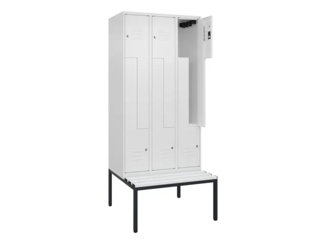 DiscountOffice Z-garderobekast HxBxD 2120x900x815mm 6vak vak B 300mm ...