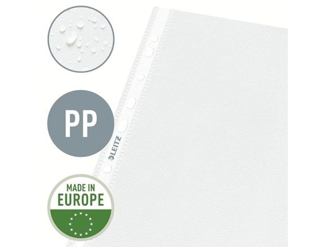 Showtas Leitz 4780 A4 4-gaats Pp 0.13mm Nerf 2 Zijden Open ...