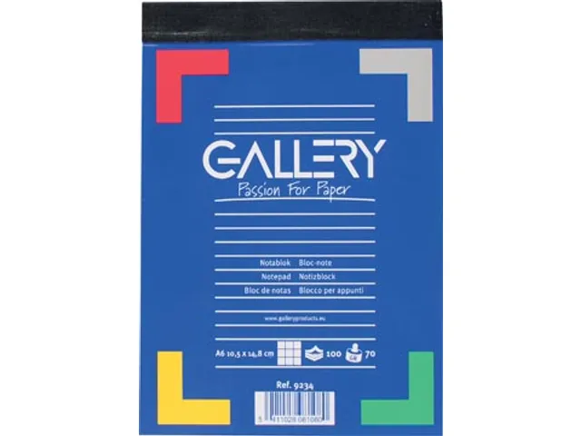 Gallery Notablok A6 Ruit 5mm