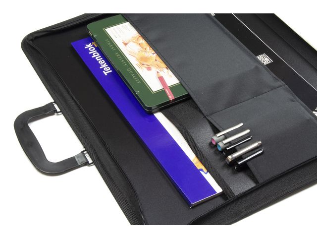 Farde à dessin Kangaro A3 noir avec poignée | DiscountOffice.be