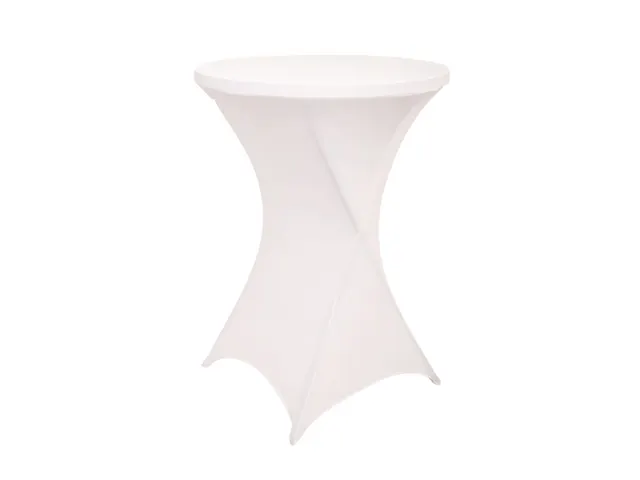 Tafelrok BRASQ voor statafel 80cm wit