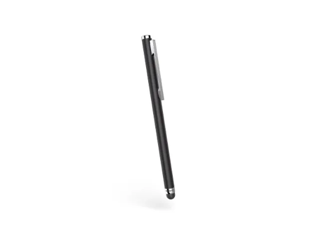Stylus Pen Hama Slim met soft touch punt en clip zwart