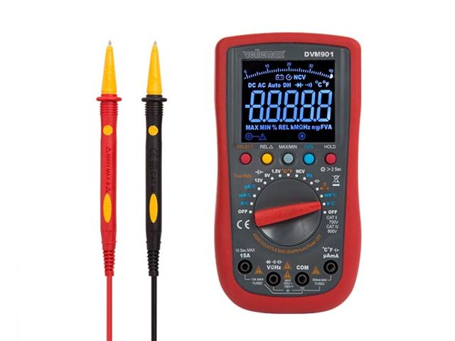 Velleman Digitale Multimeter - Cat Ii 700 V / Cat Iv 600 V - 15 A ...