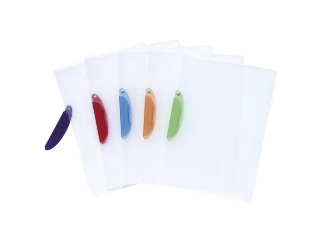Exacompta Clip Design map transparant clip A4 Assorti