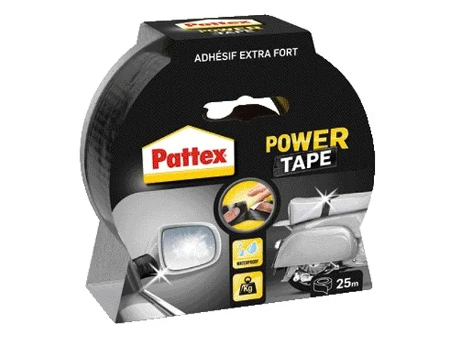 Ruban adhésif Pattex Power Tape 50mmx25m noir