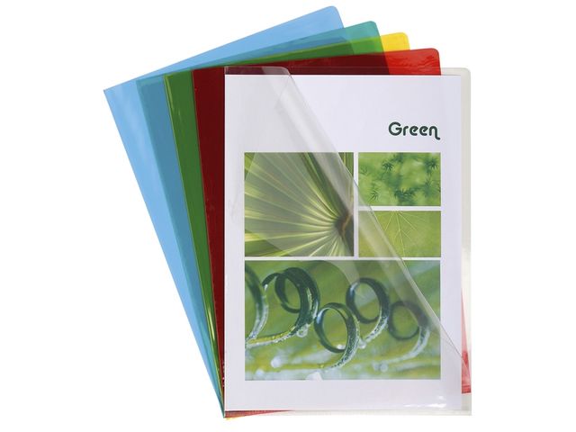Exacompta Zak Van 50 L-Mappen A4 0.13mm Gladde Pvc Assorti ...
