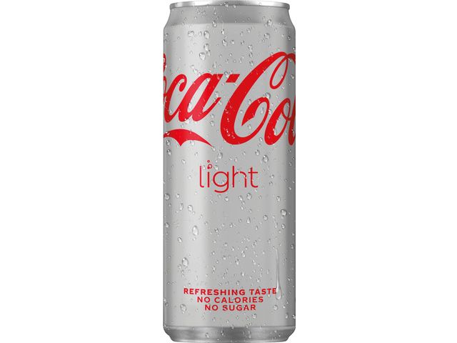 Coca cola Coca-Cola Light frisdrank sleek blik 33cl 24 stuks ...