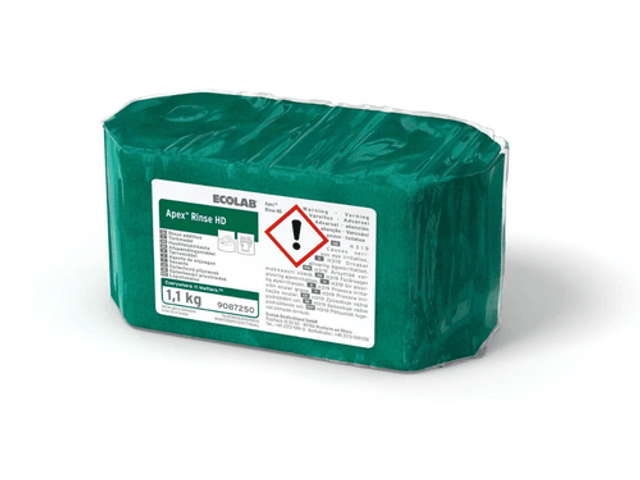 Ecolab Apex Rinse HD Naglansmiddel 2 x 1,1 kg | DiscountOffice.nl