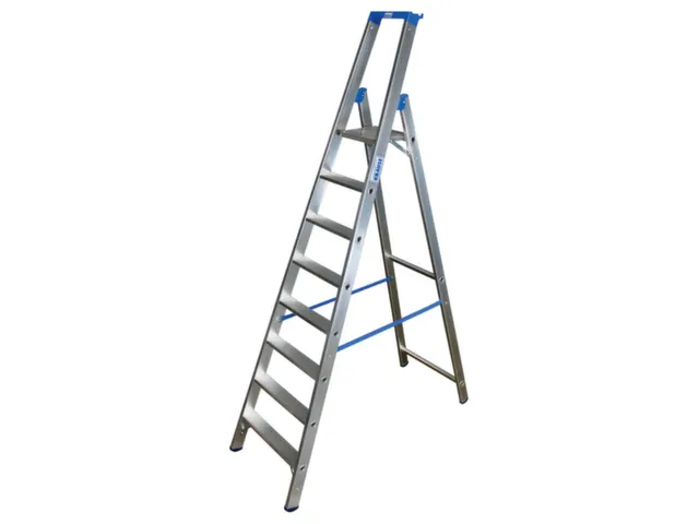 Krause Ladder Aluminium Bordes H 1 90M 8Treden Incl. Bordes
