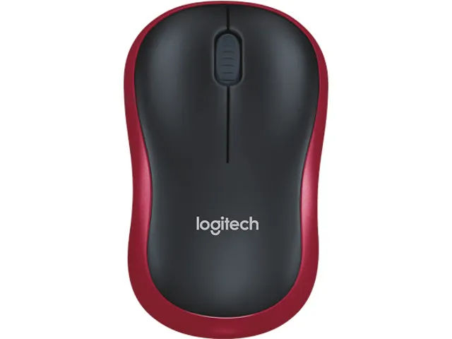 Logitech M185 Muis Rood Draadloos