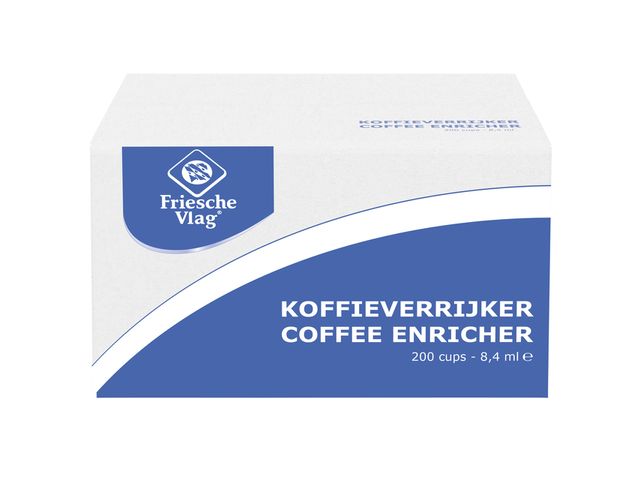 Koffiemelk Friesche Vlag aluminium cupjes 9gr 200 stuks